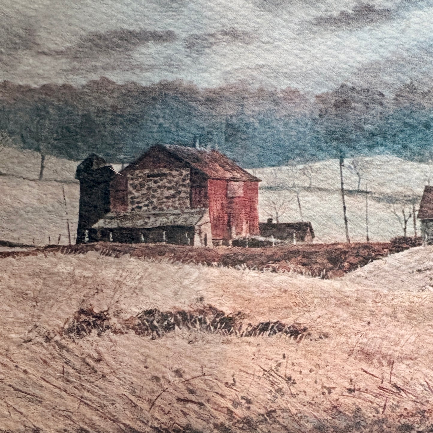 Cadre Vintage - La ferme de James R. Colway – Demain Peut-Être